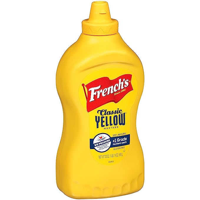 French's Classic Yellow Mustard 30 Oz (Pack of 2) — Ms. Chef's