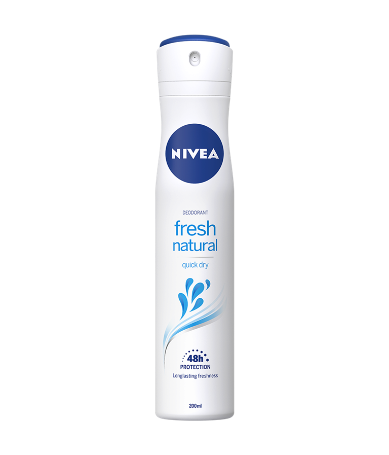 Nivea Fresh Natural Aluminium Free Deodorant for Women 5.07 Oz / 150m ...