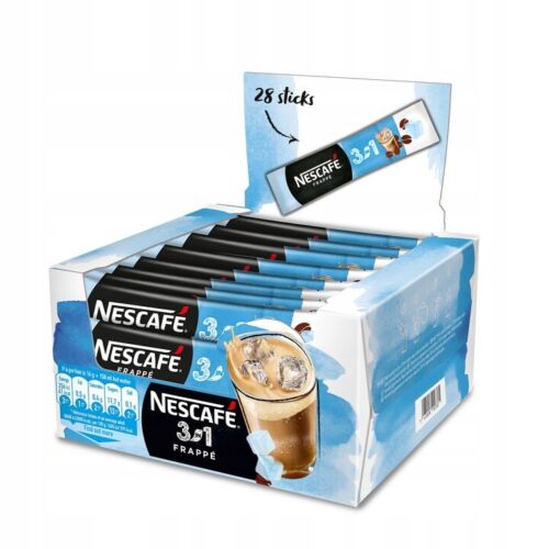 Nescafe 3 in 1 Frappe Instant Coffee Single Packets 28x16g — Ms. Chef's
